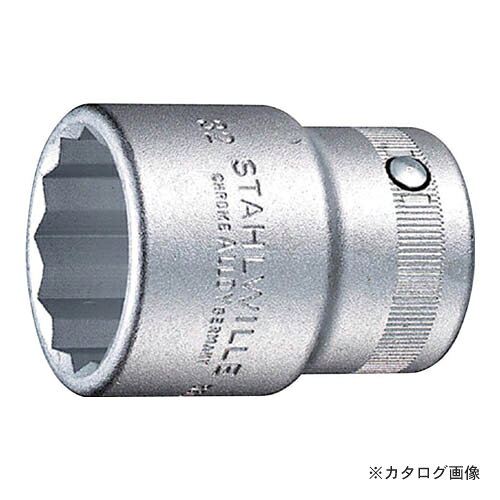 【メーカー】 ●Stahlwille (スタビレー) 【特長】 ●AS-drive（面接触）で、より高品質なHPQシリーズの3／4”SQソケット。 ●12角タイプ。 【仕様】 ●サイズ(”)：3/4 ●全長(L；mm)：50 ●ソケット部外...