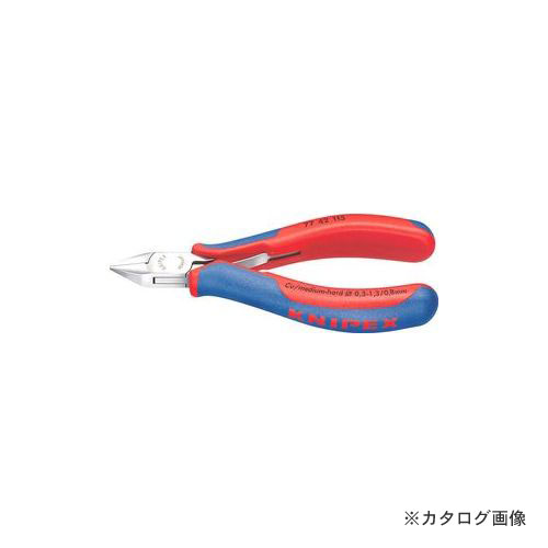 ※画像はイメージになります、商品説明をご確認下さい。 【特長】 ●極めて精密なエレクトロニクス関連、精密機器関連の切断作業に最適な高精度のニッパー ●ジョイント部は精密な3枚合わせ（ボックスジョイント） ●抵抗感の少ないダブルオープンスプリ...