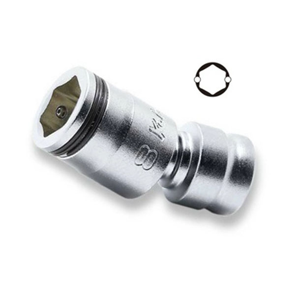 【 メーカー 】 ●(株)山下工業研究所 【 特長 】 ●1/4"(6.35mm)差込 ナットグリップ ユニバーサル ソケット 8mm。 ●Z-EAL 「ガタつかない次世代のソケットレンチ」。接続箇所の精度向上、新形状ボールディンプル(えく...