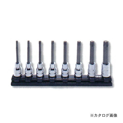【メーカー】●（株）山下工業研究所【特長】●狭い穴の中にあるトルクスボルト対応の丸軸を採用しています。【仕様】●8ヶ組/レール200mm●セット内容：T20、T25、T27、T30、T40、T45、T50、T55●重量(g)：480※お客様...