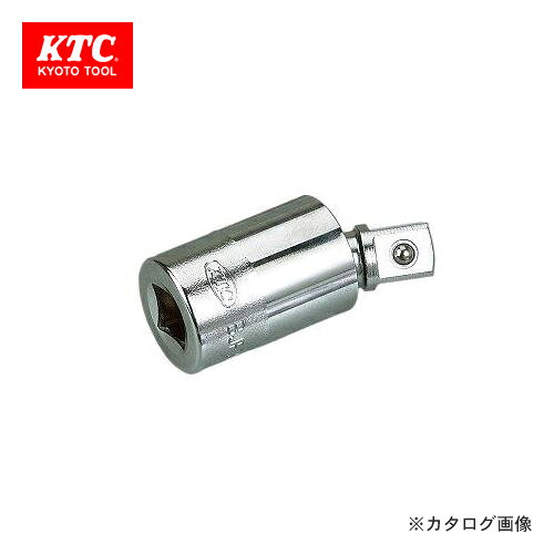 【メーカー】 ●京都機械工具（株） 【特長】 ●十二角ボールジョイント方式により、全周44°のスムーズな回転を実現しました。 【用途】 ●汎用工具 【仕様】 ●差込角(mm):凹凸9.5 ●全長(mm):50 ●質量(g):86 【注意】 ...