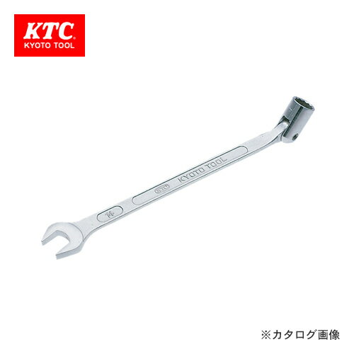 【メーカー】 ●京都機械工具（株） 【特長】 ●スパナ側で早回し、ソケット側で本締めができます。 ●ソケット部はKTC独自のパワーフィット形状です。 【用途】 ●汎用工具 【仕様】 ●全長(mm):180 ●二面幅寸法(mm):10 ●質量...