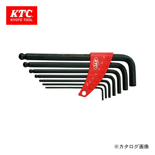 【メーカー】 ●京都機械工具（株） 【特長】 ●奥深い箇所に取り付けてある六角穴付ボルトの着脱に便利です。 ●斜め回転作業が可能です。 【用途】 ●汎用工具 【仕様】 ●セット内容(本):7 ●セット内容(mm):2.5、3、4、5、6、8...