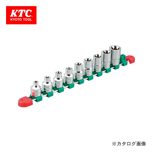 【メーカー】 ●京都機械工具（株） 【特長】 ●KTC独自のパワーフィット形状を差込角に採用しています。 【仕様】 ●差込角(mm):12.7 ●セット内容:B4-E8、E10、E11、E12、E14、E16、E18、E20、E24 ●セッ...