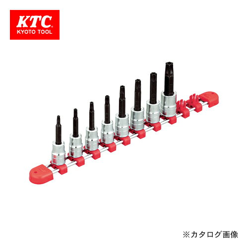 【メーカー】 ●京都機械工具（株） 【特長】 ●ビット部は差込式で、交換が可能です。 ●T形いじり止め形状です。 ●差込角側は応力の集中を防ぐパワーフィット形状を採用しています。 【仕様】 ●差込角(mm):9.5 ●セット内容:BT3-T...
