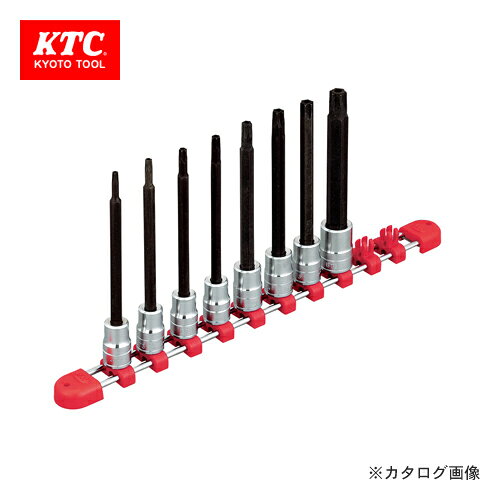 【メーカー】 ●京都機械工具（株） 【特長】 ●ビット部は差込式で、交換が可能です。 ●T形いじり止め形状です。 ●差込角側は応力の集中を防ぐパワーフィット形状を採用しています。 【仕様】 ●差込角(mm):9.5 ●セット内容:BT3-T...