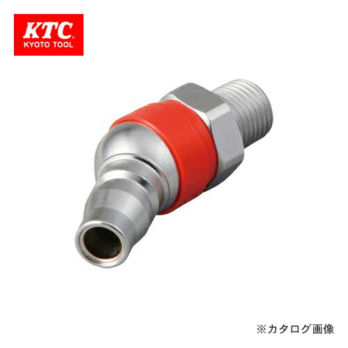 【メーカー】 ●京都機械工具（株） 【特長】 ●プラグが全方向に約30度スムーズに傾くため、作業時のホースの追従性が高まり、手首の疲労や腕・肩への負担が軽減されます。 【仕様】 ●ねじサイズ：R1/4”（PT1/4”） ●本体材質：スチール...