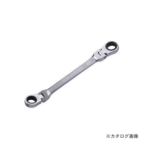 【メーカー】 ●京都機械工具（株） 【特長】 ●ラチェット部は、本締めが可能です。 ●送り角度5°で狭い場所でのスムーズな連続作業ができます。 ●首振り角度は180°です。 ●滑りにくいグリップデザインを採用しました 【仕様】 ●サイズ：1...