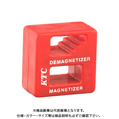 【メーカー】 ●京都機械工具(株) 【特長】 ●ドライバの軸など、棒状の鉄製品の着磁・脱磁ができます。 ●DEMAGNETIZER(−)側の穴に軸を通してスライドさせると脱磁、MAGNETIZER(＋)側の穴に軸を通してスライドさせると着磁...