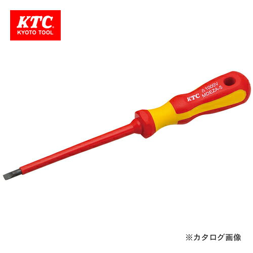 【メーカー】 ●京都機械工具（株） ●全長：225mm ●軸長：125mm ●質量：78g 【注意事項】 ●絶縁工具は絶縁被膜で覆われているため、寸法は参考値です。 【関連商品】 KTC 絶縁ドライバ クロス 非貫通タイプ PDEZA-1 ...