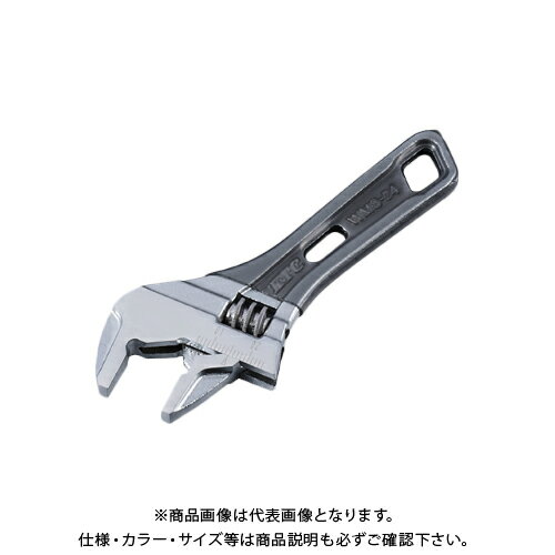 【メーカー】 ●京都機械工具(株) 【特長】 ●ショートボディで狭い場所での使用が可能です。 ●配管・水廻りの袋ナットなど大径ナットにも対応。 ●ハンドル部には握り心地を考慮したディッピング加工を採用。 ●便利な目盛付きです。 ●ボルトがな...