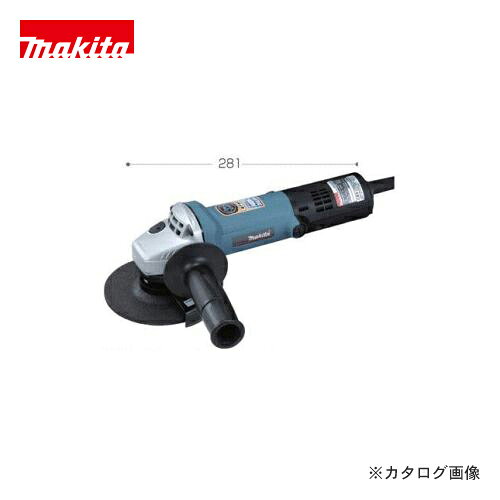 【メーカー】 ●（株）マキタ 【特長】 ●細径φ56mm＆ハイパワー！ ●電子リミッタ、定回転制御、ソフトスタート！ 【仕様】 ●研削砥石寸法(mm)：外径/125、厚さ/6、内径/22 ●回転数(min-1)[回転/分]：9.000 ●電...