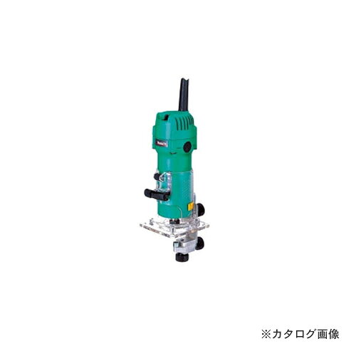 【メーカー名】 ●（株）マキタ 【特長】 ●握りやすいボディ：操作性の良いスリムボディで作業がはかどります。 ●昇降微調整機能：ゴムローラーを押し回すだけで切り込み量を調整できます。 ●ワンタッチロック：トリマベースの固定、解除はレバーでワ...