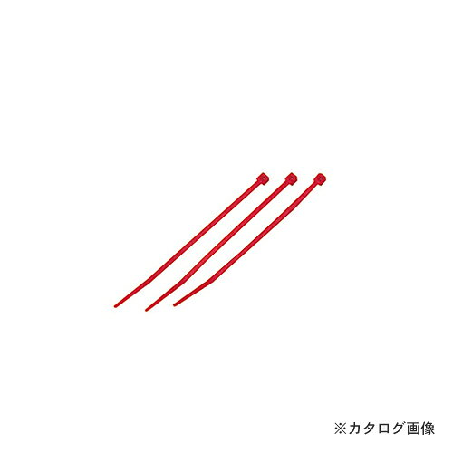 【メーカー】 ●（株）マーベル 【仕様】 ●長さ：250mm ●最大結束径φ：74mm ●幅：3.6mm ●ループ引張強度：176N(18kgf) ●入数：100本 【関連商品】 マーベル MARVEL ケーブルタイ 赤 203mm 100...