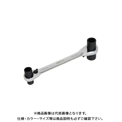 【メーカー】 ●(株)マーベル 【特長】 ●1本で4サイズのボルト・ナットに対応！ ●ギア数が多いから抜群の作業性！72枚のギアで細かい締付けが可能。 ●軽量、ミラータイプのプロ仕様！ ●ソケットがディープ形状の為、奥深い場所でも使用できま...