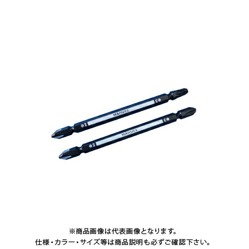 【メーカー】 ●(株)マーベル 【特長】 ●よく使うサイズを1本で対応 ●作業用とに合わせて使い分け可能 ●マグネット入 【仕様】 ●サイズ(刃先×全長)：+2・+3×110mm ●数量：2本入
