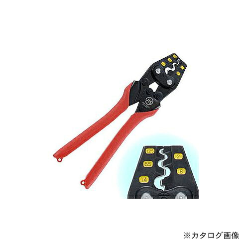 【メーカー】 ●（株）マーベル 【仕様】 ●適用端子：裸圧着端子・スリーブ用 ●全長：243mm ●質量：405g ●端子・スリーブ呼び：1.25/2/5.5/8/14 【関連商品】 マーベル MARVEL よりもどし MGS-2 マーベル...