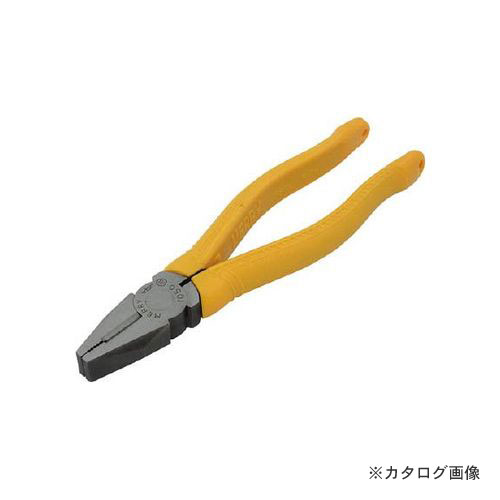 【メーカー】 ●室本鉄工（株） 【特長】 ●最高級特殊鋼を使用、耐久性抜群のスタンダードペンチです。 ●ローレット加工を施してあり、ナットなども回せます。 ●落下防止用ひも取付穴有 ●成形カバー付 【仕様】 ●切断能力(mm)鉄線：φ2.6...