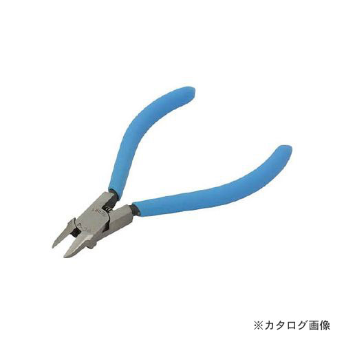 【メーカー】 ●室本鉄工（株） 【特長】 ●すき間の狭い所でも楽に切断できます。 ●薄刃 ●ばね付 ●ソフトカバー付 【仕様】 ●切断能力(mm)鉄線：φ0.9 ●切断能力(mm)銅線：φ1.6 ●全長(mm)：125 ●質量(g)：90 ...
