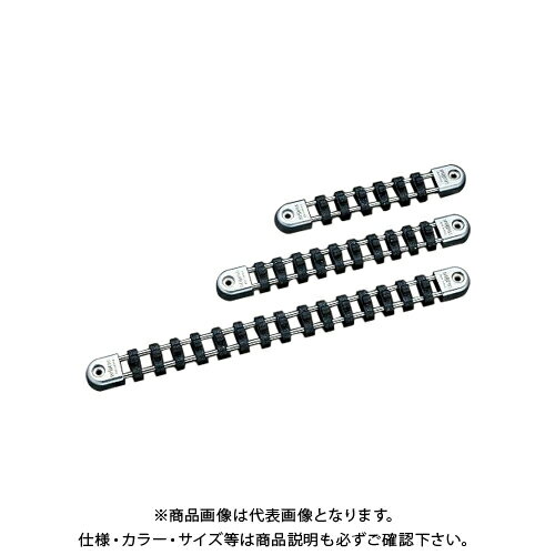 【メーカー】 ●京都機械工具(株) 【特長】 ●ソケットが差し込みやすく、持ち運び時は抜けにくくなっています。 ●補充用クリップで差込個数を追加可能です。 【用途】 ●ネプロス・ソケット用ホルダー 【仕様】 ●差込角(mm):6.3 ●全長...