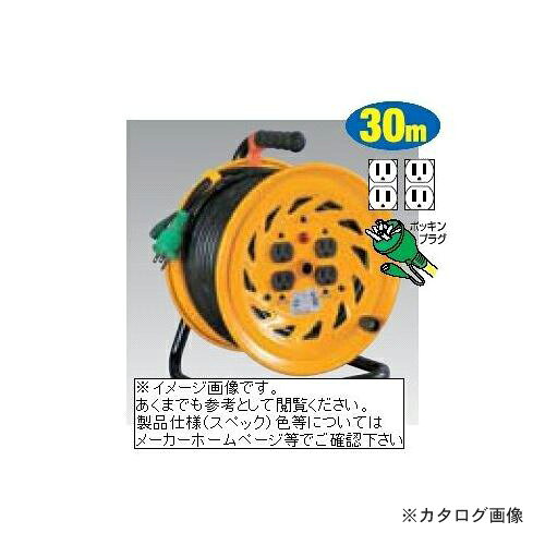 【メーカー】 ●日動工業（株） 【特長】 ●2芯3芯どちらのコンセントでも使用できる「ポッキンプラグ」採用のロングセラー商品です。 ●首ダレしない1本足フレームです。 【仕様】 ●2P・3P兼用プラグ:○ ●コンセント仕様形状:[[三芯]]...