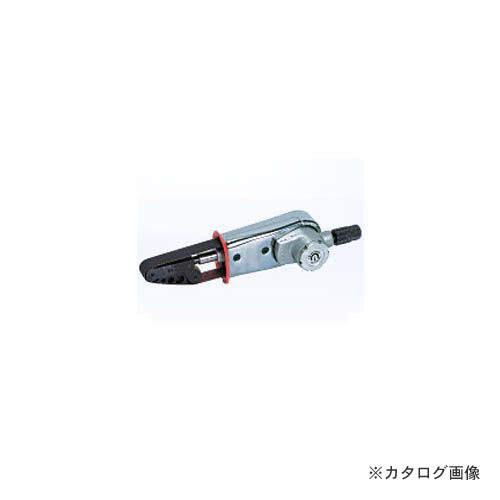 【メーカー】 ●室本鉄工（株） 【特長】 ●軽量コンパクト設計で騒音が少ない ●狭い箇所の研削作業が楽に行える ●研削ベルトの片寄りを完全にシャットアウト ●研削面が美しい ●材質、作業に応じスピード調整が可能 【仕様】 ●全長(mm)：2...