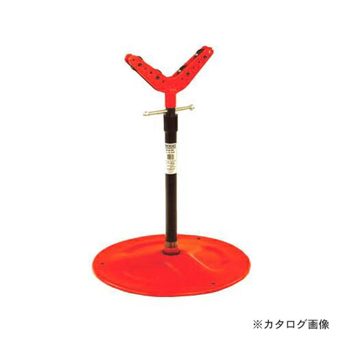 【メーカー】 ●Ridge Tool Company 【特長】 ●ロールグルーバー用サポートスタンド 【仕様】 ●高さ調節範囲（低〜高）：26〜42in./66〜107cm ●最大管サイズ：12in./300mm ●最大搭載重量：1134k...