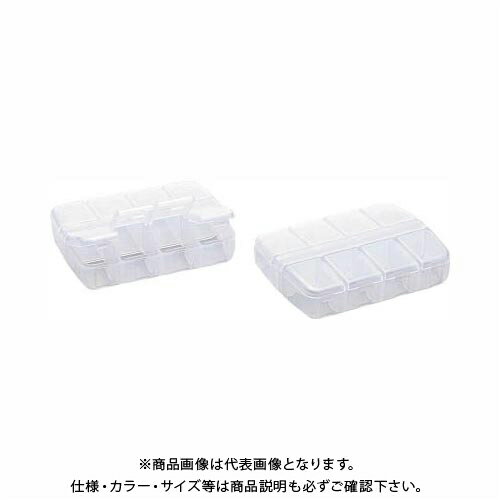 【メーカー名】 ●(株)リングスター 【特長】 ●分別・小分け収納に便利(個別フタ付シングルスペース) ●ポケットなどに納まりやすいフラットタイプ(手にフィットするストリームデザイン) ●取り出しやすい底アール付 ●ふた部がゆるみにくい新設...