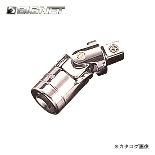 【メーカー】 ●（株）SIGNET 【特長】 ●入り組んだ所での作業を容易にするユニバーサルジョイント。 【仕様】 ●差込角(”DR)：1/4 ●ソケット外径(D；mm)：14 ●全長(L；mm)：40 【関連商品】 シグネット SIGNE...