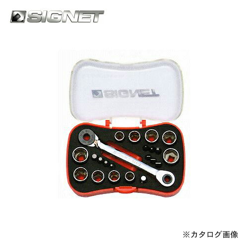 【メーカー】 ●（株）SIGNET 【特長】 ●ギアレンチマイクロドライバーに必須サイズのビットとソケットをセット。 ●簡単な作業はこれ1セットで対応可能。 ●オートバイの車載工具にもオススメです。 ●マイクロドライバーは60歯ギアを採用し...