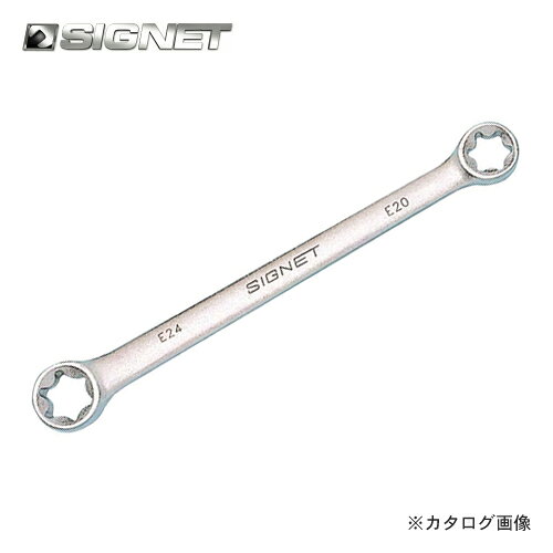 【メーカー】 ●（株）SIGNET 【特長】 ●ストレートタイプ 【仕様】 ●サイズ：E10xE12 ●全長(L；mm)：140 ●メガネ部幅(B1；mm)：8 ●メガネ部幅(B2；mm)：15 ●メガネ部厚み(A1；mm)：6 ●メガネ部...