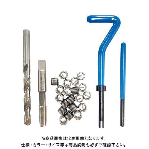 【メーカー】 ●(株)SIGNET 【特長】 ●挿入工具や折り取り工具も入ったキットです ●高強度で、温度や腐食に強いステンレスインサートコイルです。 ●インサートコイルに変えることで強度が増し呼び径も以前と変わりません。 ●アルミ、銅、樹...