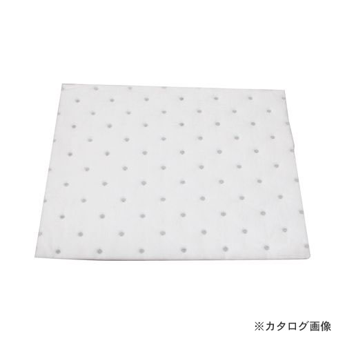 【メーカー】 ●（株）SIGNET 【特長】 ●水面に浮上した油の回収や機械周辺の油漏れに。 ●比重（0.9）が軽いため長時間放置しても水中に沈みません。 ●撥水性のため、油分を強力に吸い取ります。 【仕様】 ●サイズ：500×500×4m...