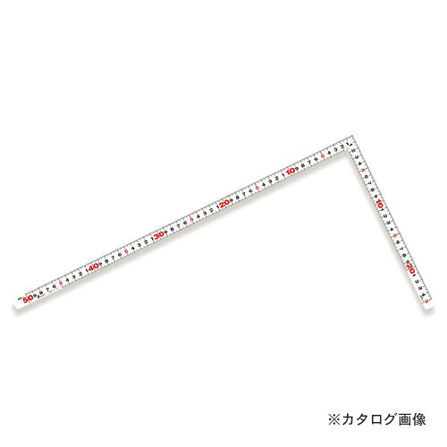 【メーカー】 ●シンワ測定(株) 【特長】 ●見やすい白地黒目盛です。 ●はがれにくいハードコーティング仕様です。 ●竿・角共に薄く平たいので材料にピタリと張り付き、ケガキやすくなっています。 ●材料や腰袋を傷つけない角丸形状です。 ●外側...