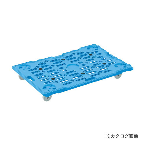 【メーカー】 ●（株）サカエ 【特長】 ●軽量ボルトレス仕様のメッシュキャリーに五輪車仕様が登場。直進性・旋回性共に優れた万能台車です。 【仕様】 ●外寸：W900×D600×H120mm ●質量：4.3kg ●耐荷重：130kg ●本体カ...