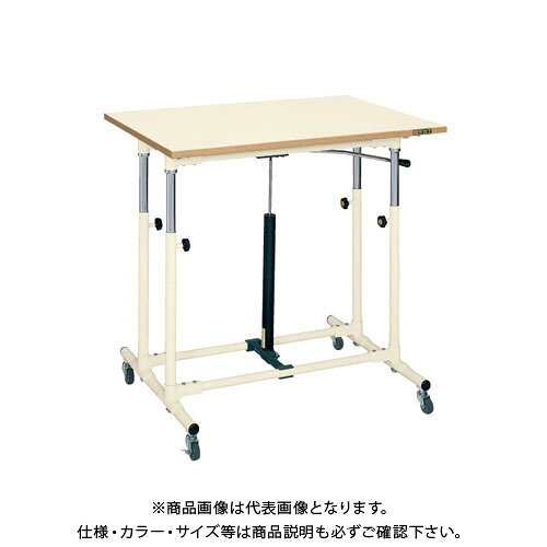 【 メーカー 】 ●(株)サカエ 【 特長 】 ●ライン変更自由自在！ワークに合わせて高さ調整できます。 【 仕様 】 ●外寸：W900×D600×H700〜950mm ●均等耐荷重：100kg ●カラー：アイボリー ●質量：23kg ●天...