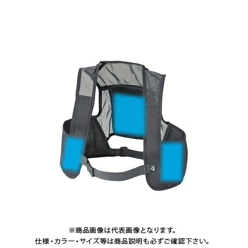 【メーカー】 ●(株)日本緑十字社 【特長】 ●熱中症予防に効果的な「脇の下」と「背中」をピンポイントに冷却します。 ●伸縮性と通気性に優れたメッシュ生地により、体にフィットし作業の邪魔をしません。 ●着脱簡単なバックルにより体型に合わせた...