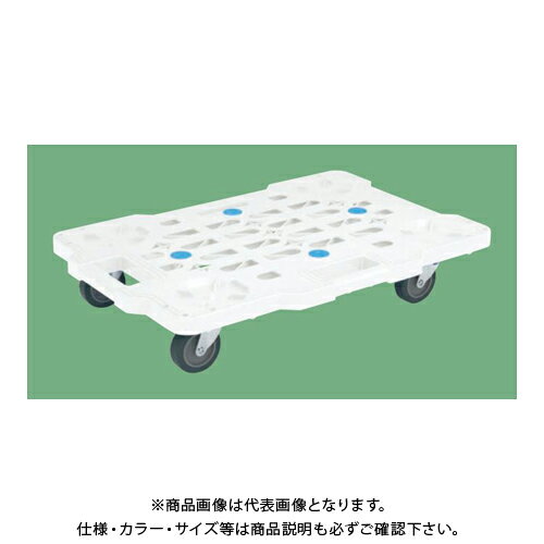 【メーカー】 ●サカエオリジナルブランド 【特長】 ●超軽量ボルトレス平台車。 ●連結・スタッキングも可能な万能台車です。 【仕様】 ●荷台寸法(幅)(mm)：390 ●荷台寸法(奥行)(mm)：520 ●床面高さ(mm)：118 ●均等積...