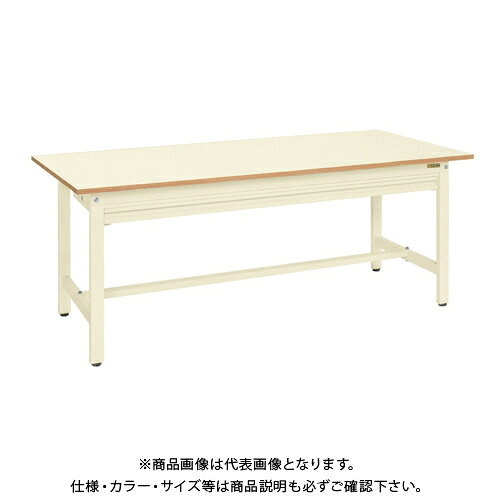 【メーカー】 ●サカエオリジナルブランド 【特長】 ●開口方向全面が有効活用できる便利な引出し付作業台。 【仕様】 ●間口(mm)：1200 ●奥行(mm)：900 ●高さ(mm)：740 ●均等耐荷重(kg)：300、15(引出し1段当り...