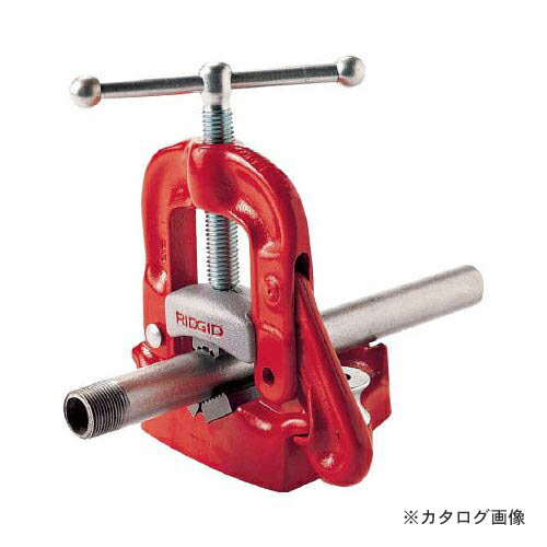 【メーカー】 ●Ridge Tool Company 【特長】 ●ヨークと基台は鉄製で、耐久性抜群。 ●ジョーは焼入れ合金鋼。 ●使いやすいパイプ固定具とベンダーが付属します。 【仕様】 ●管サイズ：1/8〜6in./3〜150mm ●重量...