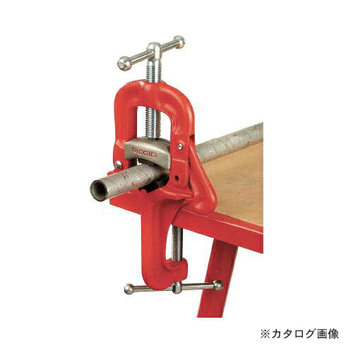 【メーカー】 ●Ridge Tool Company 【特長】 ●頑強かつ軽量な可搬式ポストチェーンバイス。 ●支柱の形状や種類にかかわらず取り付け可能です。 ●厚板や作業台、柱に簡単に取り付け可能。 【仕様】 ●管サイズ：1/8〜2-1/...