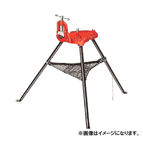 【メーカー】 ●Ridge Tool Company 【特長】 ●ポータブル三脚付バイス ●一体型の脚部は、折りたたんで簡単に持ち運び設置可能。 ●工具用ハンガーと、前脚より前に突出している基台により、工具を自由に扱えます。 ●基台に組み込...
