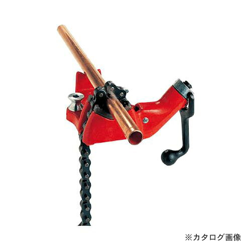 【メーカー】 ●Ridge Tool Company 【特長】 ●クランクハンドルが台座に固定されています。 ●堅牢な鋳鉄製の基台に、パイプ固定具とベンダーが取り付けられています。3mm〜200mmまでの固定が可能。 【仕様】 ●管サイズ(...