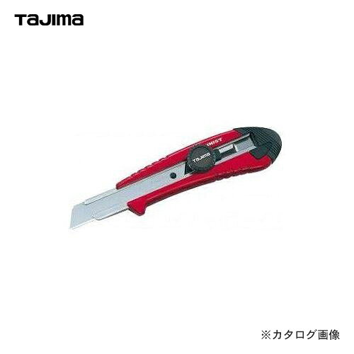 【メーカー】 ●（株）TJMデザイン 【特長】 ●厚物切断用 ●強力ネジ式ロック ●ボディ内に2枚の替刃を内蔵 ●アルミダイカストボディ ●刃折り器（スナッパー）付 【仕様】 ●本体色：レッド ●適合替刃：替刃大凄刃銀・黒、替刃大硬刃ダブル...
