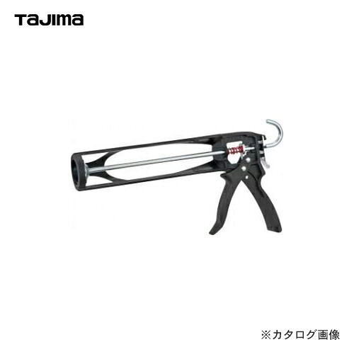 【メーカー】 ●（株）TJMデザイン 【特長】 ●超軽量樹脂製ホルダーコーキングガン ●コーキング剤がセットしやすいガイド付き 【仕様】 ●製品重量：315g ●包装形式：ビニール袋(タグ付) ●包装寸法（mm）タテ×ヨコ×タカサ：176×...