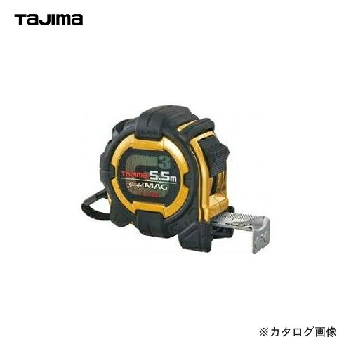 【メーカー】 ●（株）TJMデザイン 【特長】 ●弾性樹脂で全身をガード、磁石付爪仕様コンベックス ●JIS1級 ●ヨンゴーゴーピッチ表示付、テープ材質SK85（旧SK5）、バネ材質SK85（旧SK5）、ケース材質ABS樹脂/カバー材質エラ...
