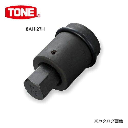 【メーカー】 ●TONE（株） 【特長】 ●差替式のためビットを交換して使用できます。 【用途】 ●六角穴付きボルト・ねじの締付け、緩め作業用。 【仕様】 ●差込角(mm):25.4 ●全長(mm):81 ●対辺寸法(mm):19 ●質量(...