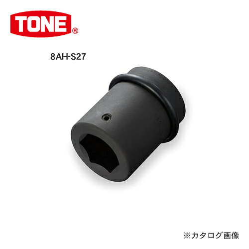 【メーカー】 ●TONE（株） 【特長】 ●差替式ヘキサゴンビットソケットのソケットのみです。 【用途】 ●六角穴付きボルト・ねじの締付け、緩め作業用。 【仕様】 ●差込角(mm):25.4 ●全長(mm):62 ●ビット差込口二面幅(mm...