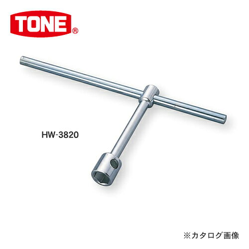 【メーカー】 ●TONE（株） 【特長】 ●ハンドルがスライドするため、任意の位置でご使用になれます。 ●ソケット部は6角と4角形状です。 【仕様】 ●全長(mm):445 ●対辺寸法（mm）6角:41 ●対辺寸法（mm）4角:21 ●スラ...