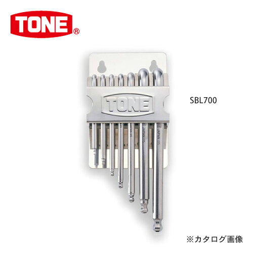 【メーカー】 ●TONE（株） 【特長】 ●六角穴付きボルト類の締め付け、緩め作業に最適です。 ●耐食性、耐薬品性、衛生面に優れたステンレス製のロングボールポイントL形レンチです。 ●傾けて使えるボールポイントタイプです。 【用途】 ●六角...